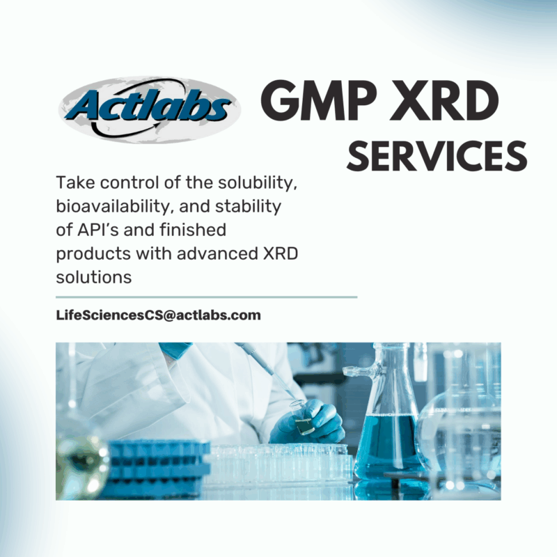 Life Sciences GMP XRD Services - Actlabs